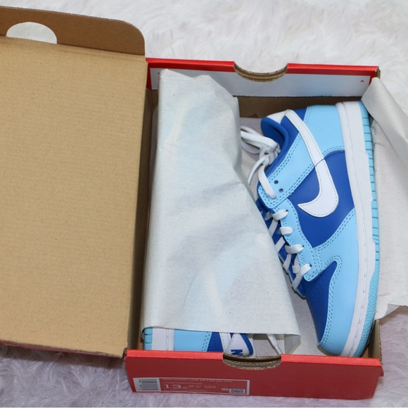 Nike | Shoes | Nike Dunk Low Retro Qs Ps Argon 222 Sneakers Preschool ...